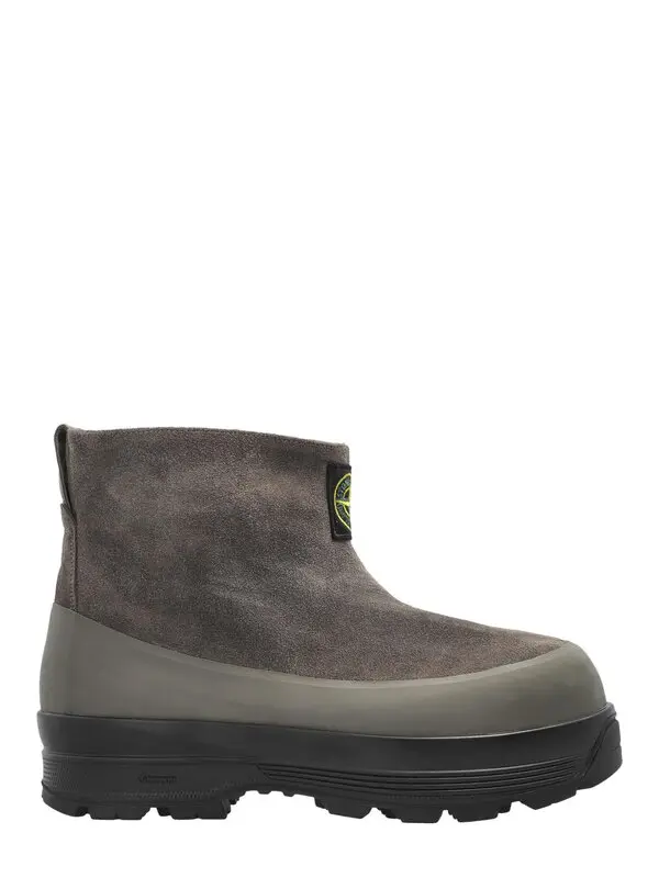 Stone Island Suede Ankle Boots - Grey