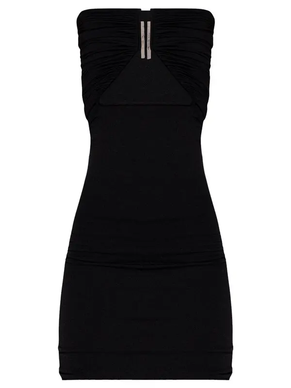 Rick Owens Prong Mini Dress - Black