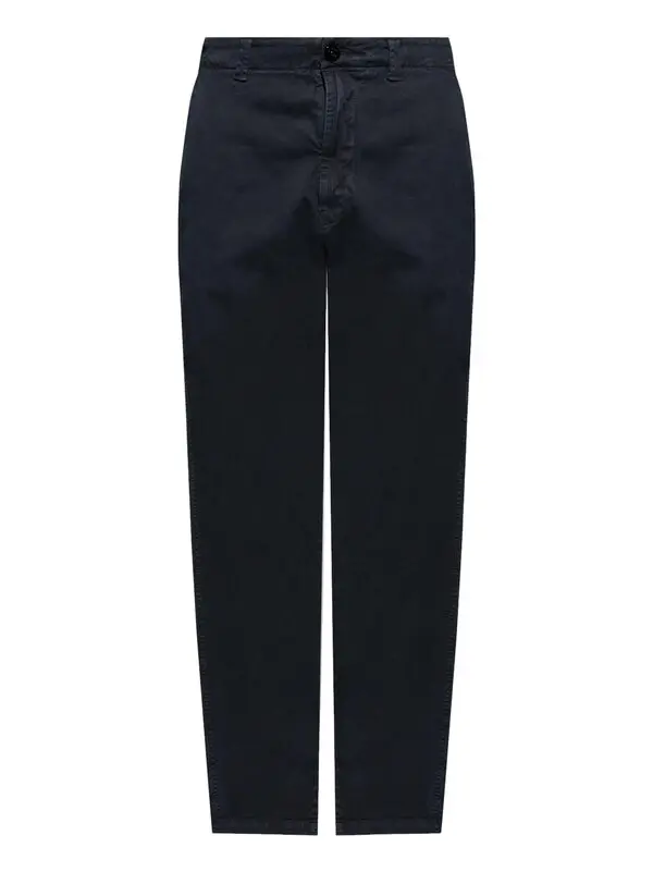 Stone Island Trousers With Logo - Black