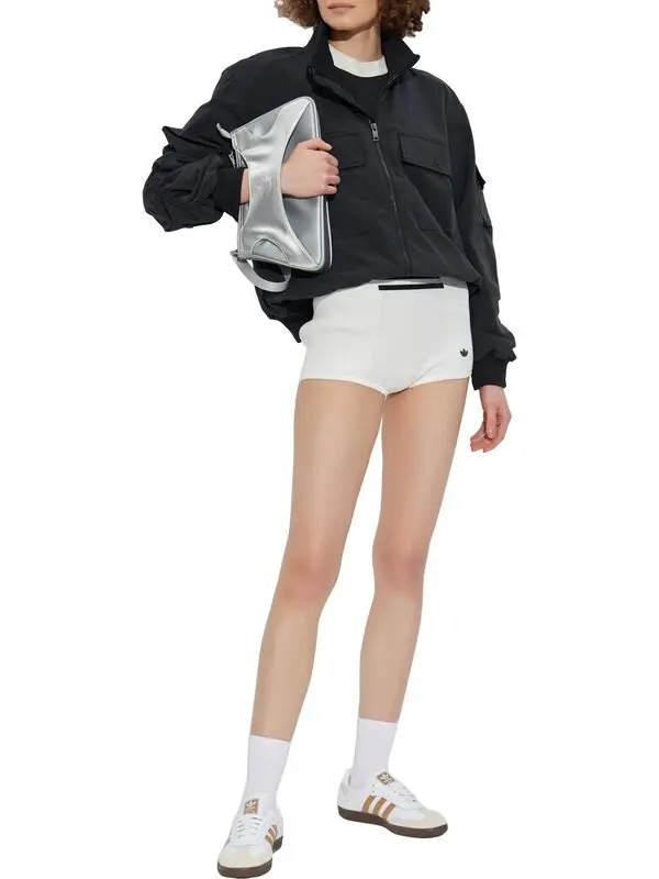 Adidas Originals By Alexander Wang Logo Shorts - White