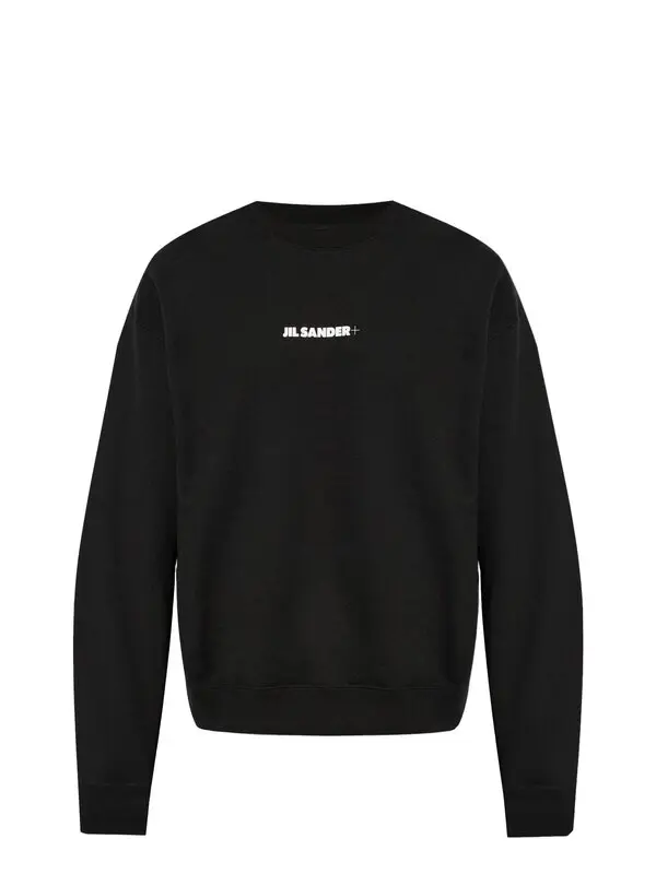 JIL SANDER Sweatshirt With Logo - Black