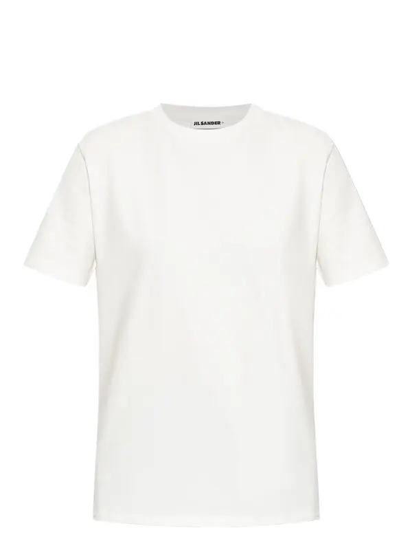 JIL SANDER Logo Patch T-shirt - White