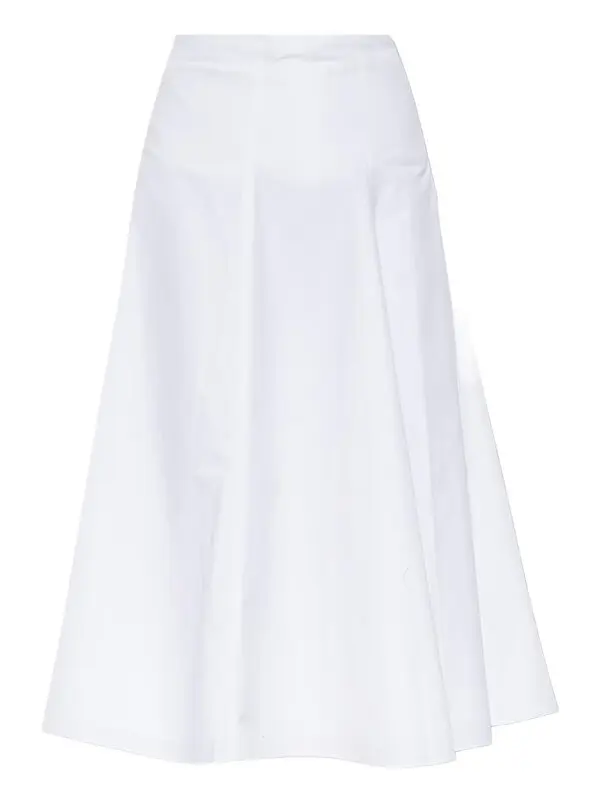 Jacquemus Flared A-line Skirt - White