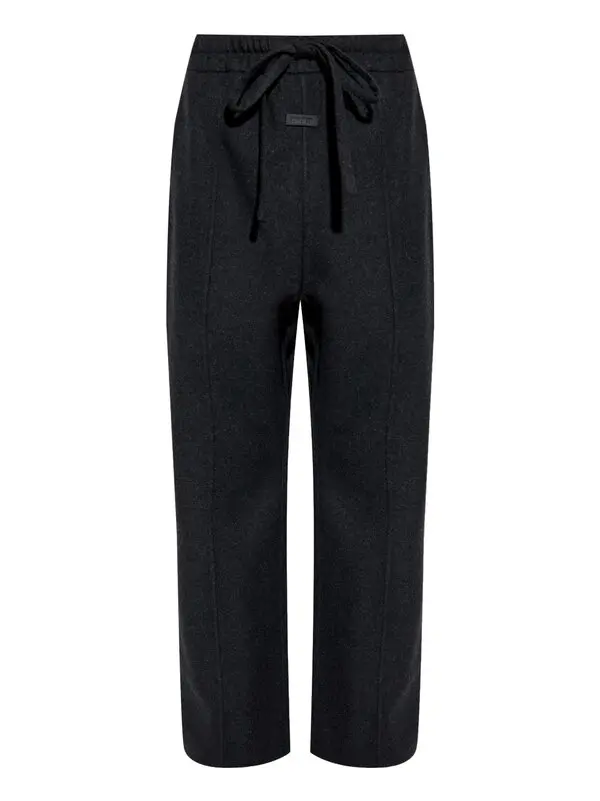 Fear Of God Logo Trousers - Black