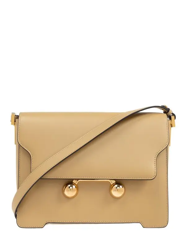Marni Trunkaroo Medium Shoulder Bag - Beige