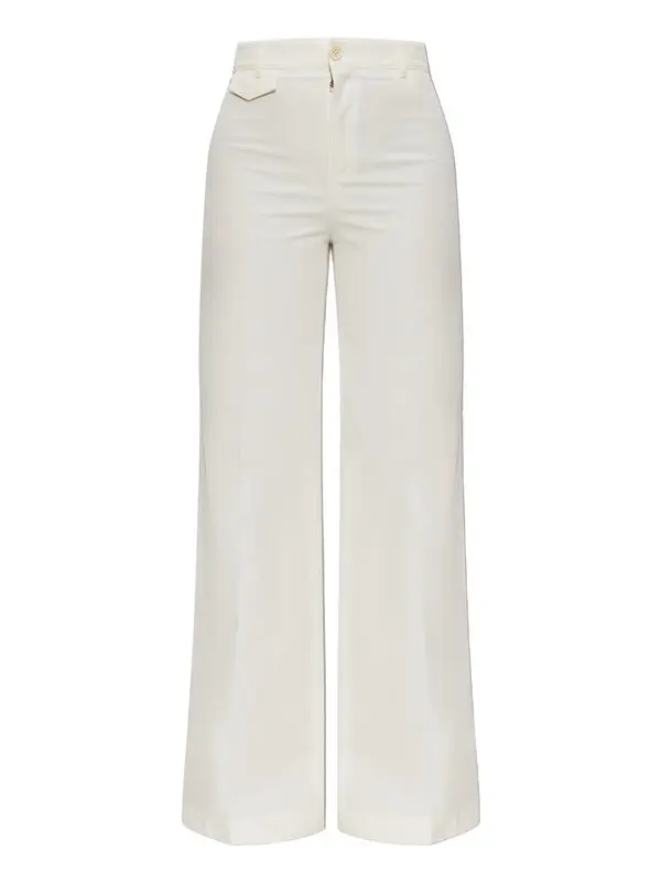 Chloé Flared Trousers - White
