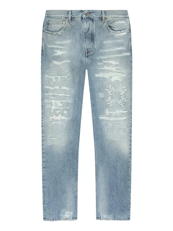 Amiri Vintage-effect Jeans - Blue