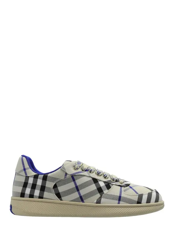 Burberry Checkered Low-top Sneakers - Beige
