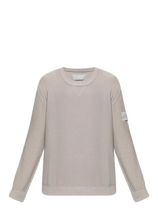 Stone Island Ghost Piece Cotton-cashmere Knit Sweater - Grey