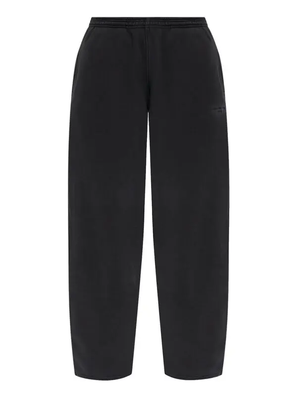 Alexander Wang Wide-leg Knit Sweatpants - Black
