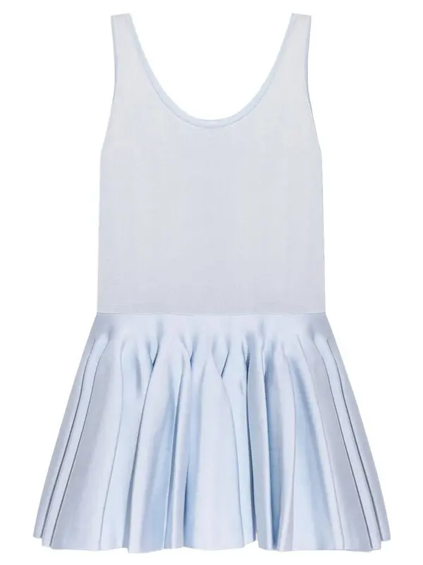 Alaïa Sleeveless Dress - Light Blue