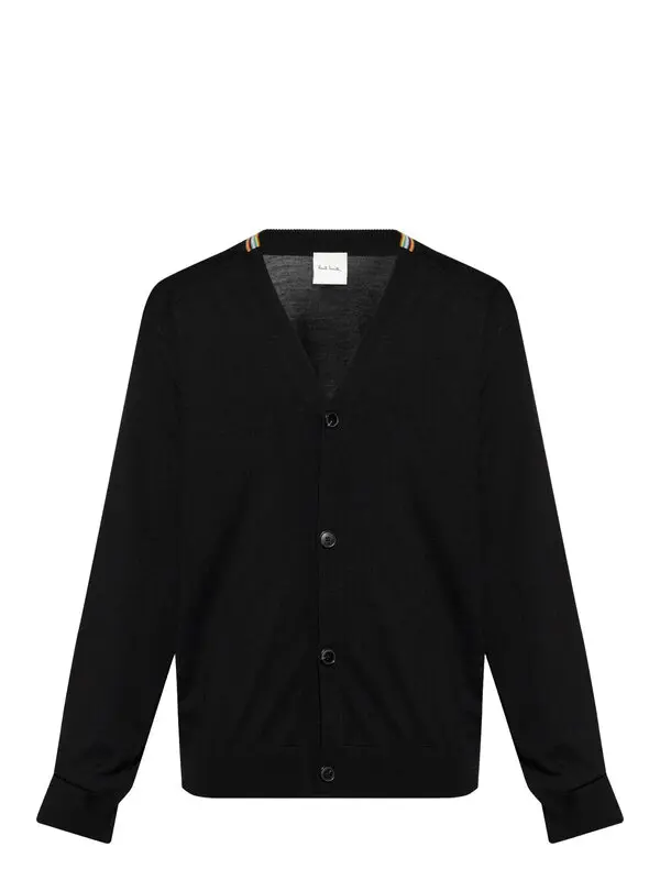 Paul Smith Wool Cardigan - Black