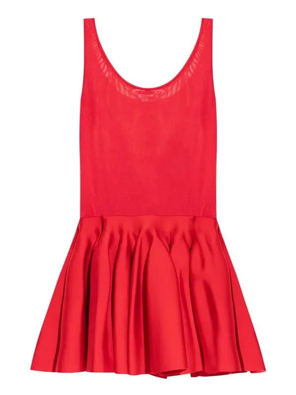Alaïa Sleeveless Dress - Red