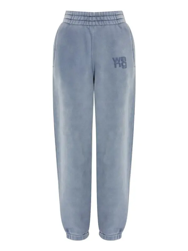 Alexander Wang Logo Sweatpants - Blue