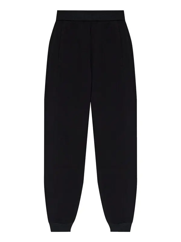Emporio Armani Knit Sweatpants - Black