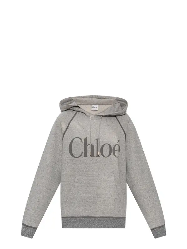 Chloé Hooded Sweatshirt - Grey