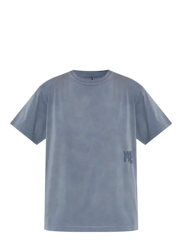 Alexander Wang Logo Print T-shirt - Blue