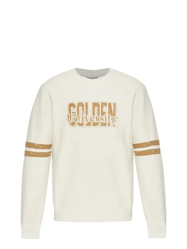 Golden Goose Logo Sweatshirt - Cream