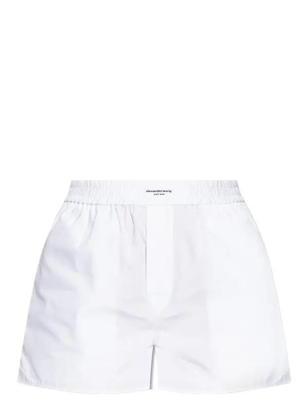 Alexander Wang Cotton Boxer Shorts - White