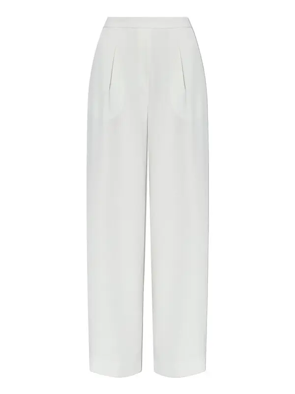 Emporio Armani Straight-leg Trousers - White