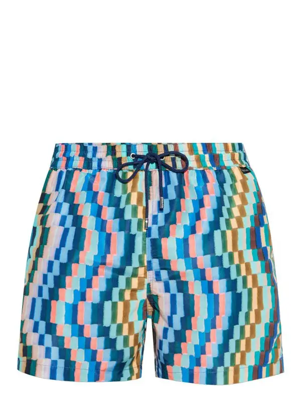 Paul Smith Geometric Print Swim Shorts - Multicolour