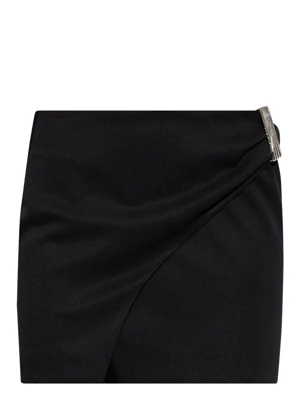 Attico Short Skirt - Black