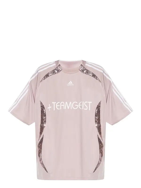 Adidas Originals By Alexander Wang Sequin Embellished T-shirt - Pink