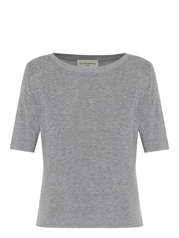 Officine Générale Edmee Top - Grey