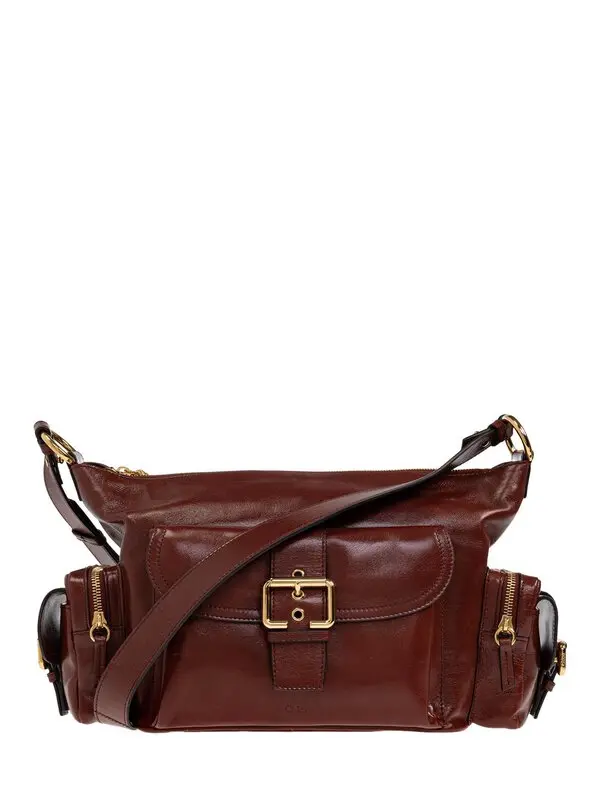 Chloé Camera Medium Handbag - Burgundy