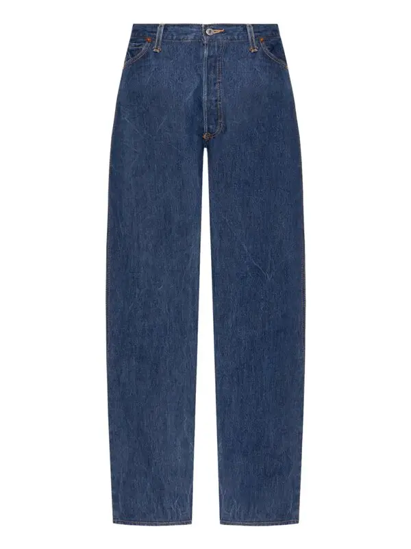 RE/DONE X Levi's High-waisted Straight Leg Jeans - Blue