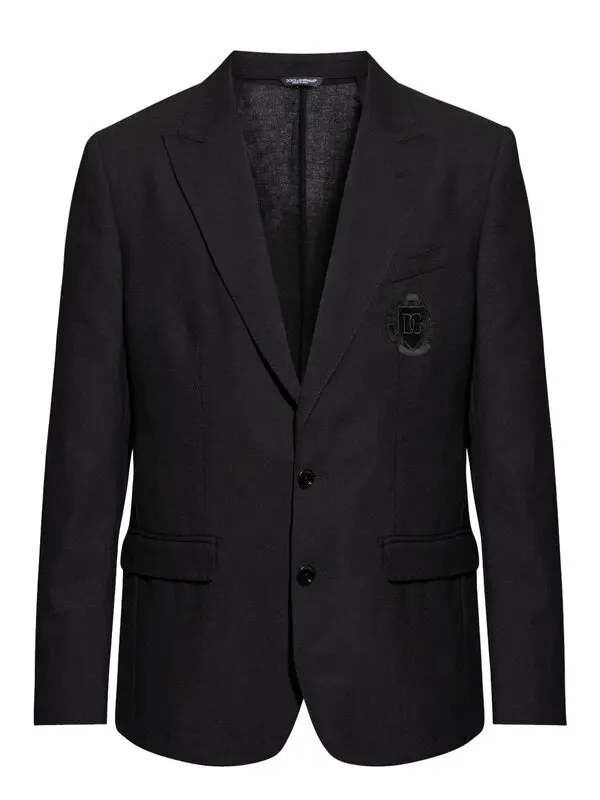 Dolce & Gabbana Wool Blazer - Black