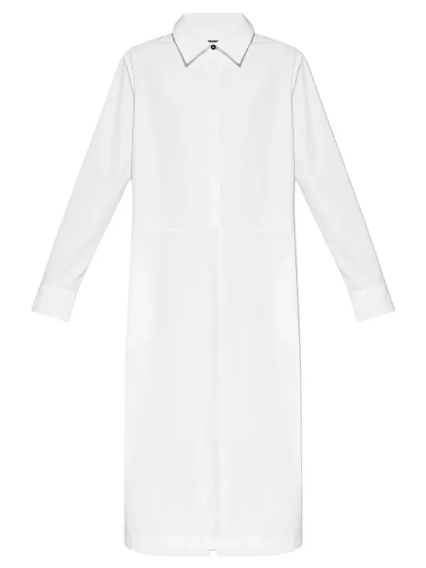 JIL SANDER Shirt Dress - White