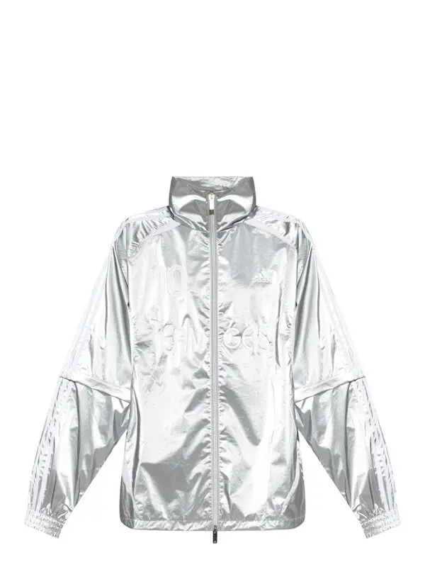 Adidas Originals By Alexander Wang Lightweight Logo Jacket - Silver