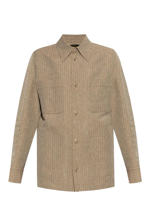 Fendi Wool Jacket - Brown