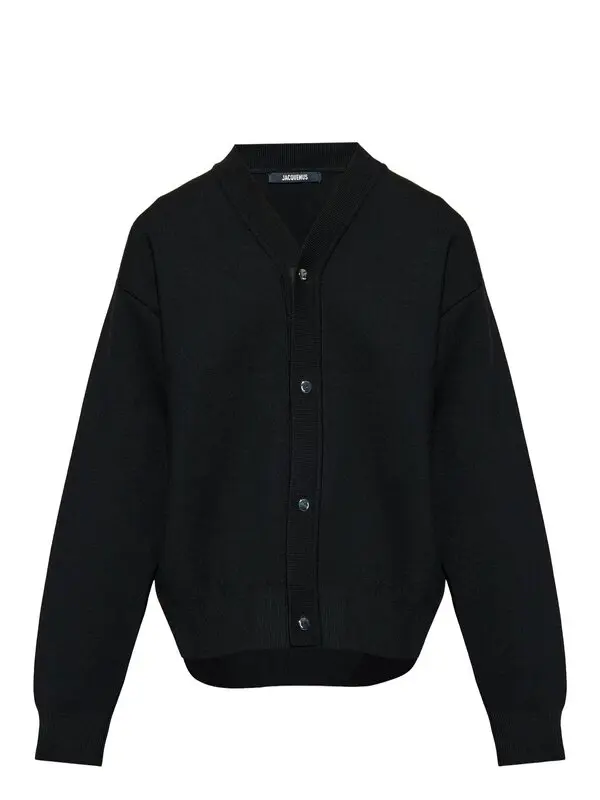 Jacquemus Snap-button Cardigan - Black