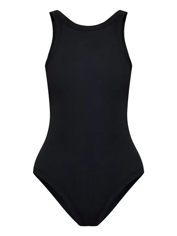 TOTEME Ribbed Bodysuit - Black