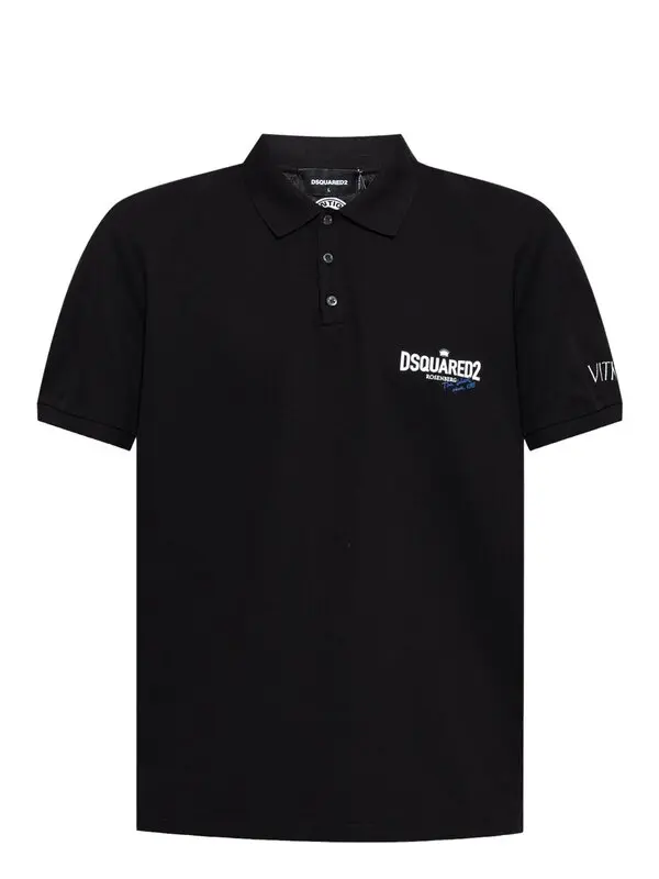 Dsquared2 X X Rosenberg Polo Shirt - Black