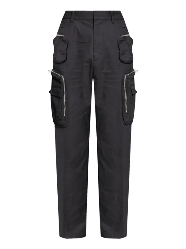 Dsquared2 Trousers With Multiple Pockets - Black