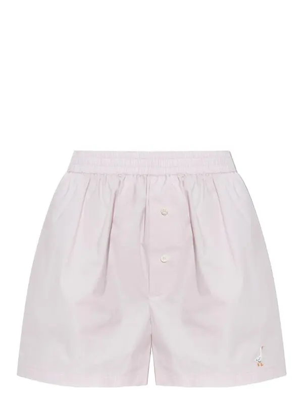 Moschino Embroidered Shorts - Pink