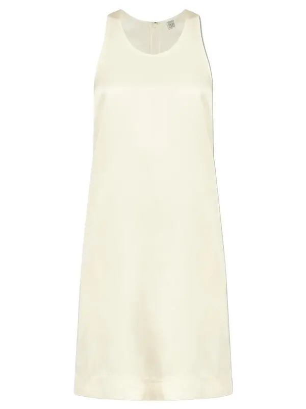 TOTÊME Sleeveless Viscose Dress - Cream
