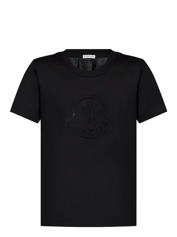 Moncler Logo T-shirt - Black
