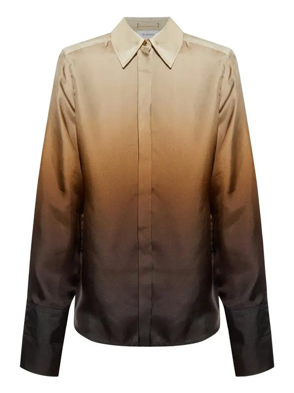 Sportmax Ago Silk Shirt - Brown