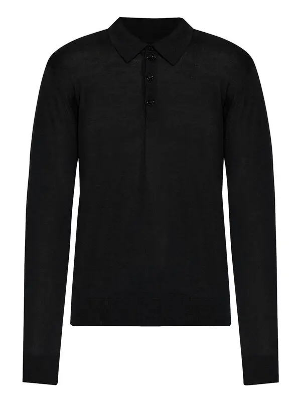 Giorgio Armani Wool Sweater - Black