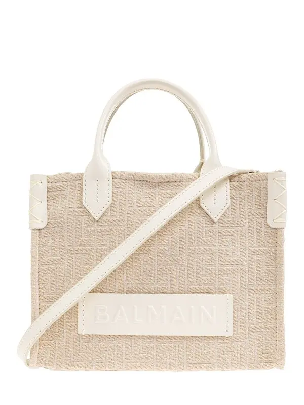 Balmain B-army Small Bag - Cream