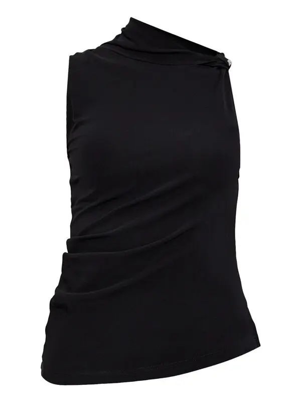 COURREGES Asymmetric Top - Black