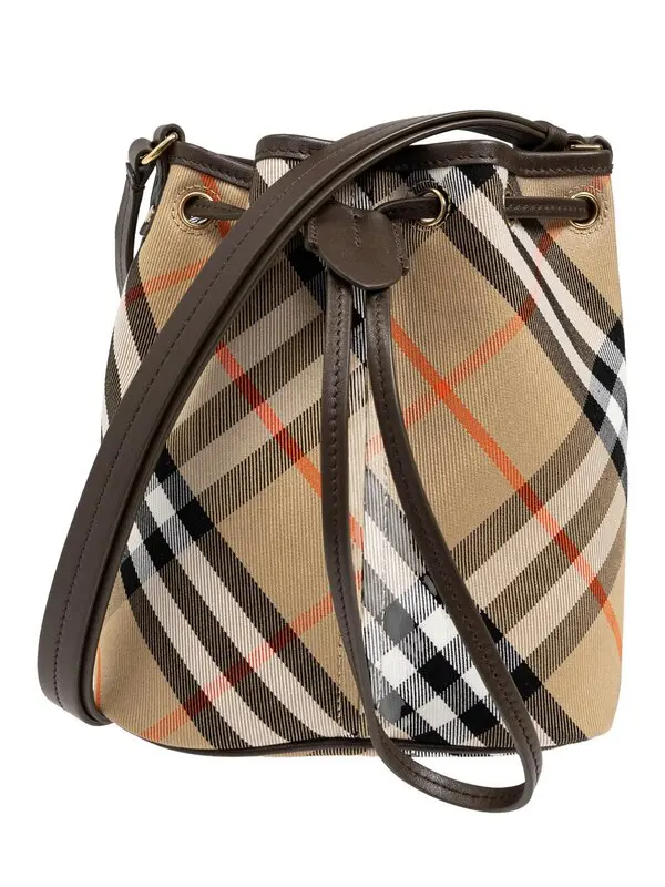 Burberry Bucket Shoulder Bag - Beige