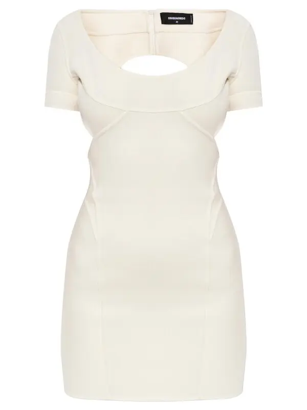Dsquared2 Sleeveless Mini Dress - White