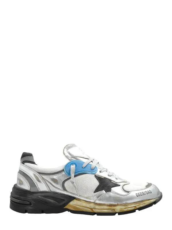Golden Goose Running Dad Sneakers - Silver