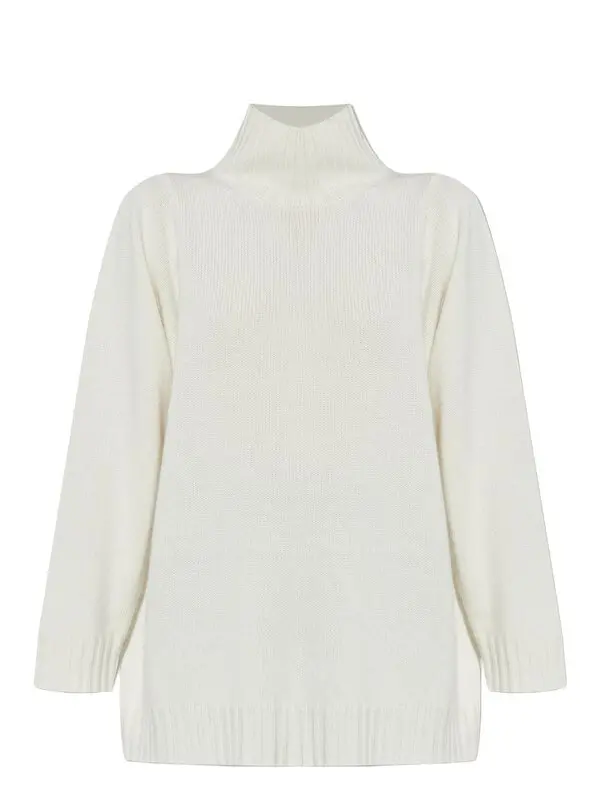 Max Mara Cashmere Turtleneck Sweater - Cream