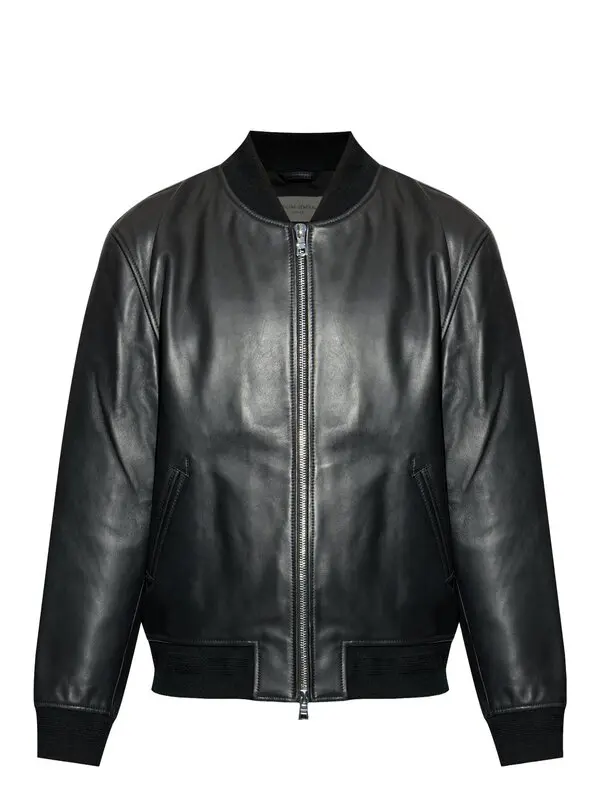 Officine Générale Christo’ Leather Jacket - Black
